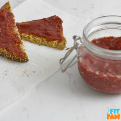 Strawberry Chia Seed Jam - That Fit Fam