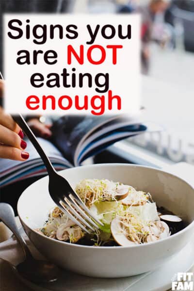 7 signs you are not eating enough for fat loss - That Fit Fam